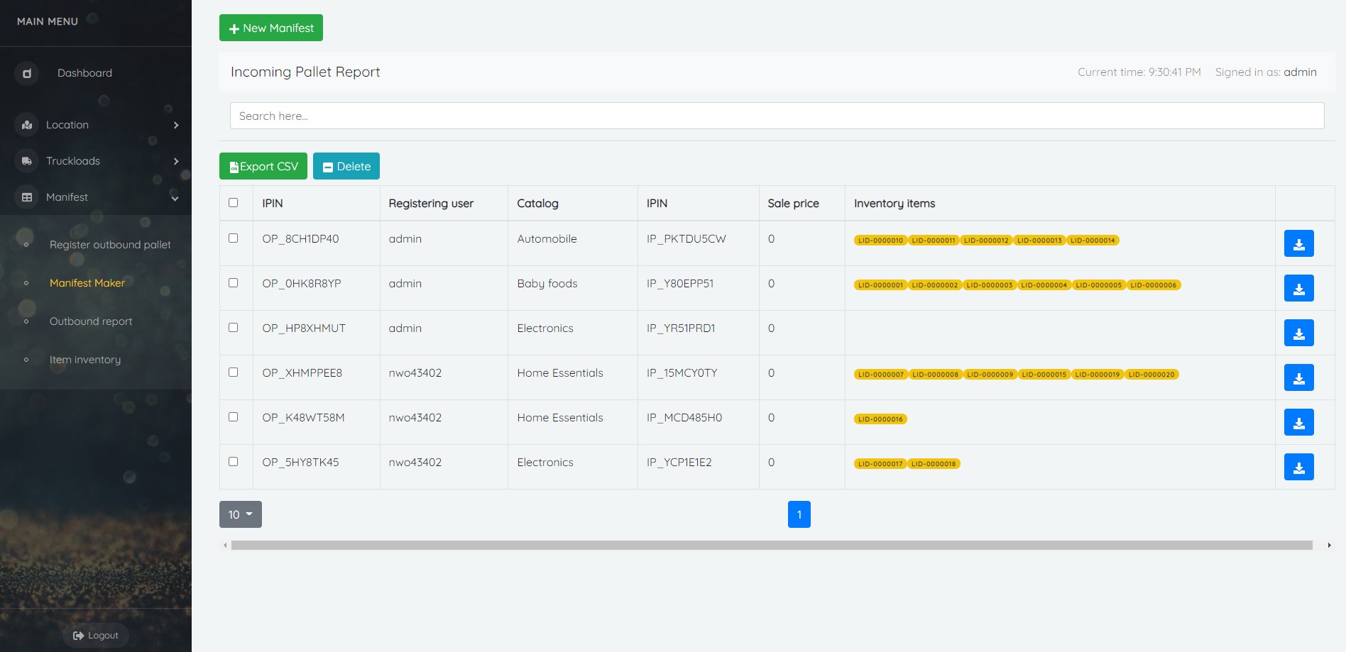 Cloud-based liquidation inventory management and pricing application ...